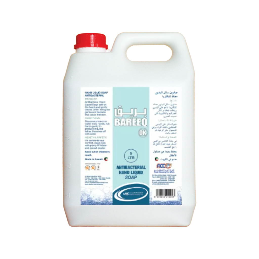 Anti Bacterial hand Liquid Soap - Bareeq OK - Arab Cleaning - Quality ...
